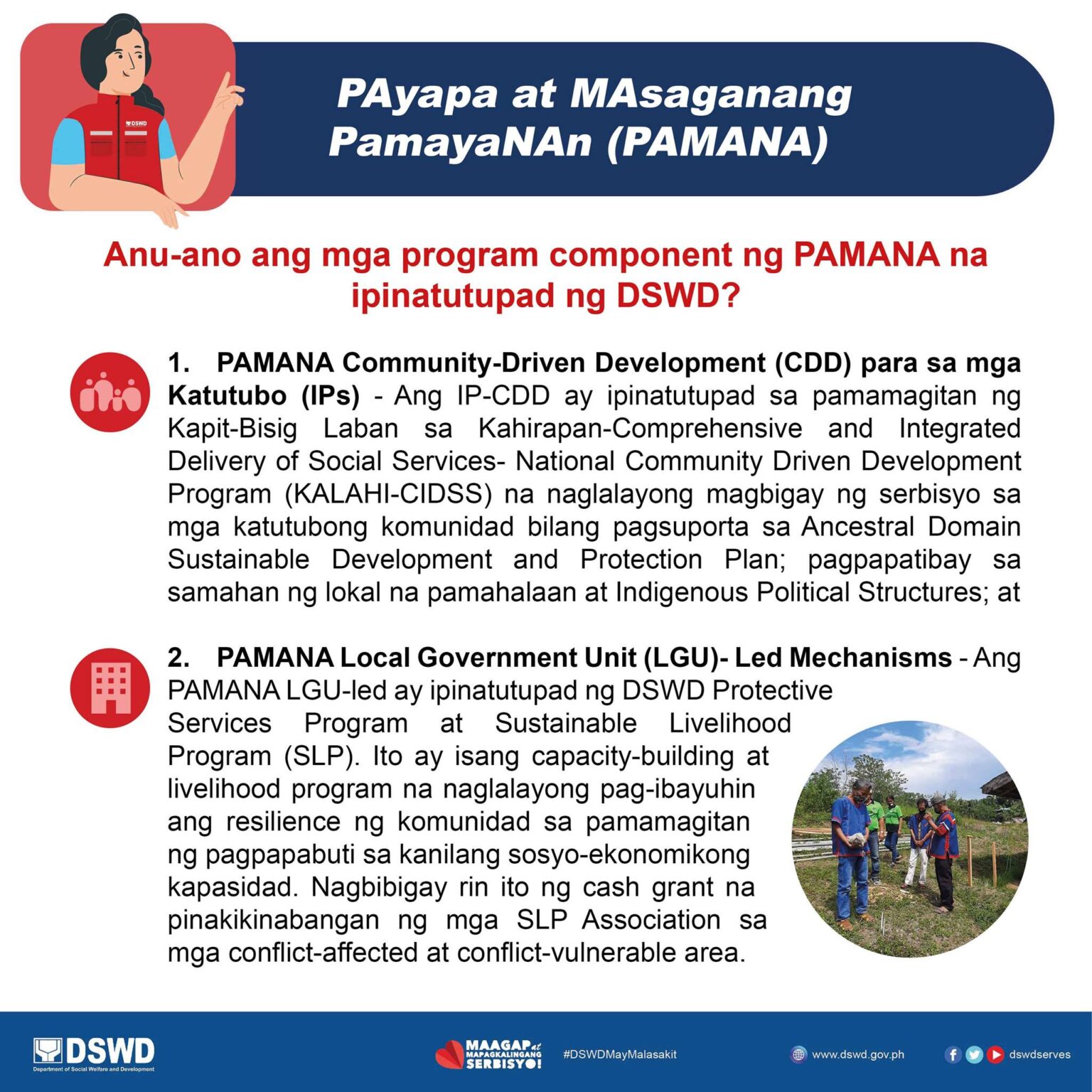 DSWD Payapa at Masaganang Pamayanan (PAMANA) - Assistance.PH