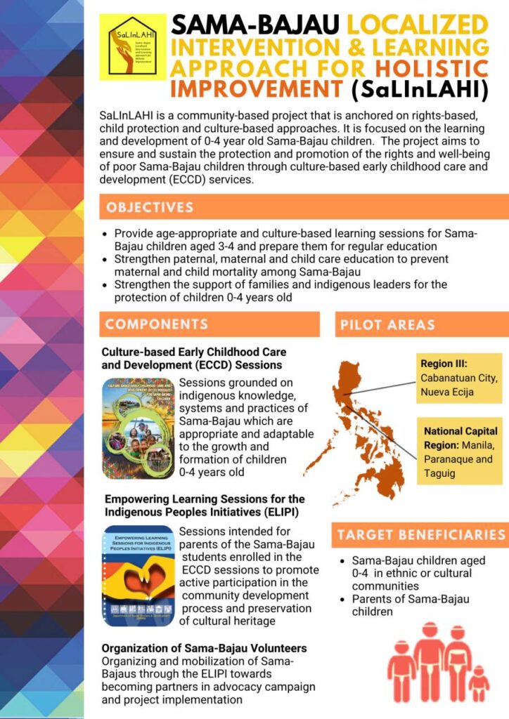DSWD Sama-Bajau Localized Intervention and Learning Approach for ...