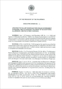 SSL Table 2024-2027: Philippine Salary Increase Schedule for Government ...
