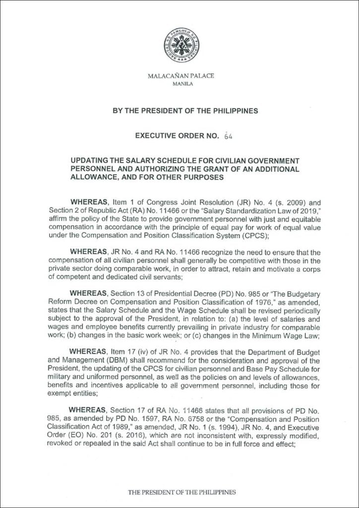 SSL Table 2024-2027: Philippine Salary Increase Schedule for Government ...