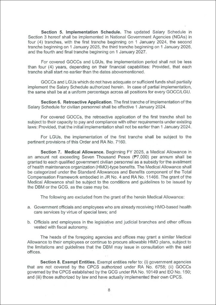 SSL Table 2024-2027: Philippine Salary Increase Schedule for Government ...
