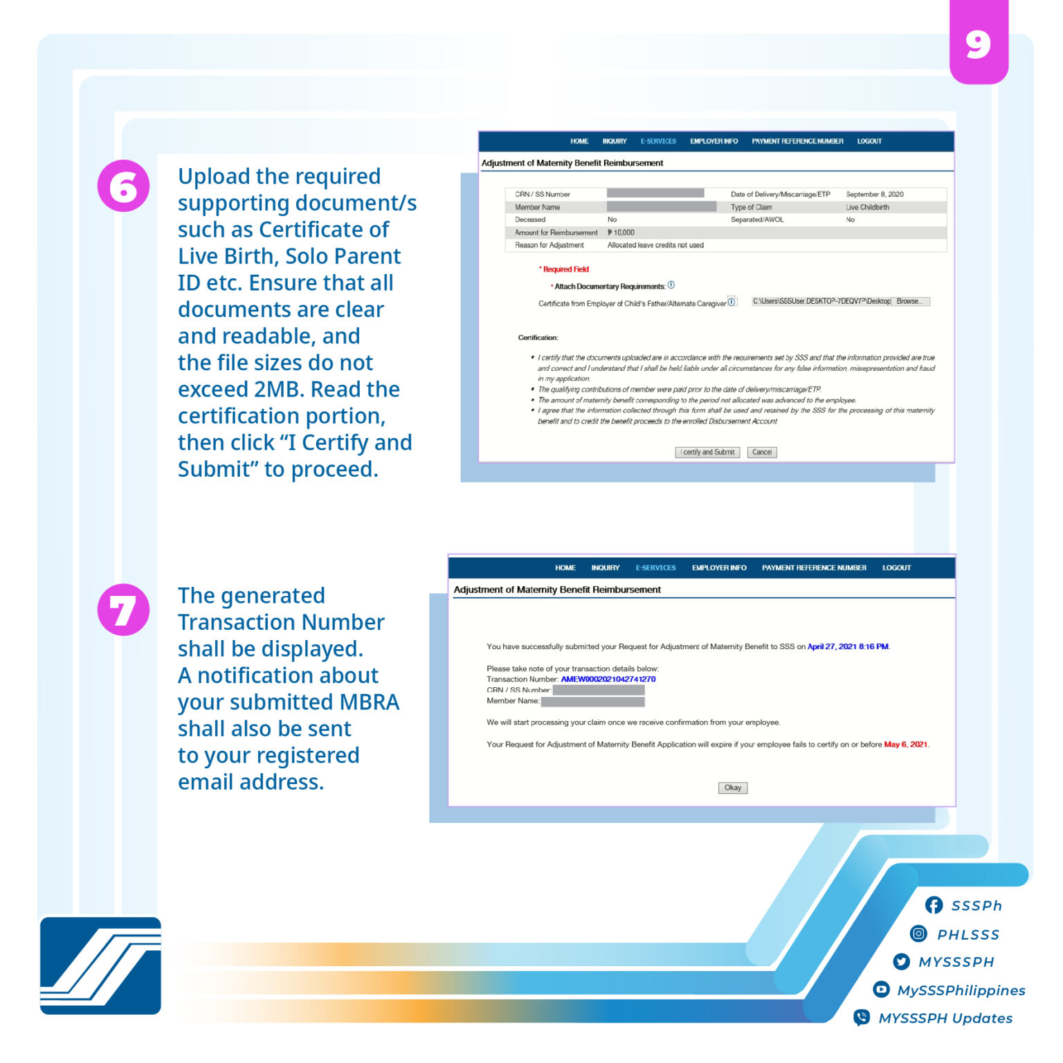 For Employers: Maternity Benefit Reimbursement Application (MBRA) via ...